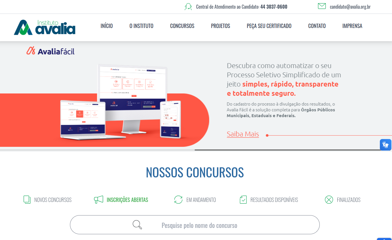 Atendimento ao Candidato